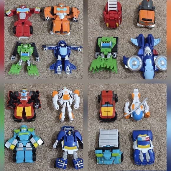 Hasbro | Toys | Transformers Robot Toy Set 8 Piece Bundle | Poshmark